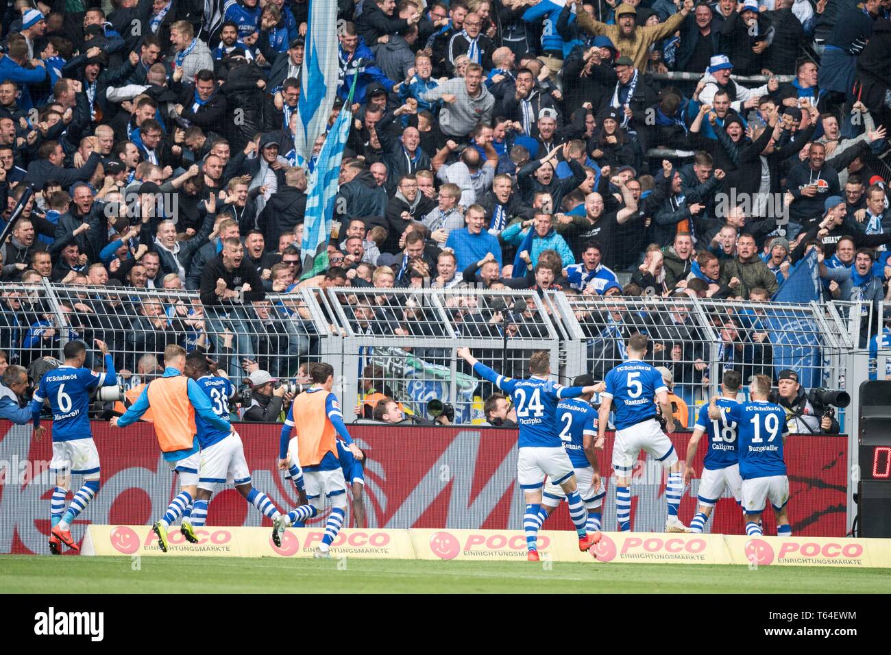Football fans cheering after goal hi-res stock photography and images ...