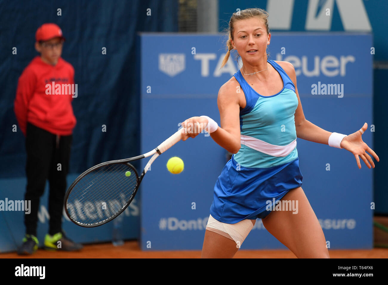 Prague, Czech Republic. 28th Apr, 2019. Tennis player Raluca Serban ...