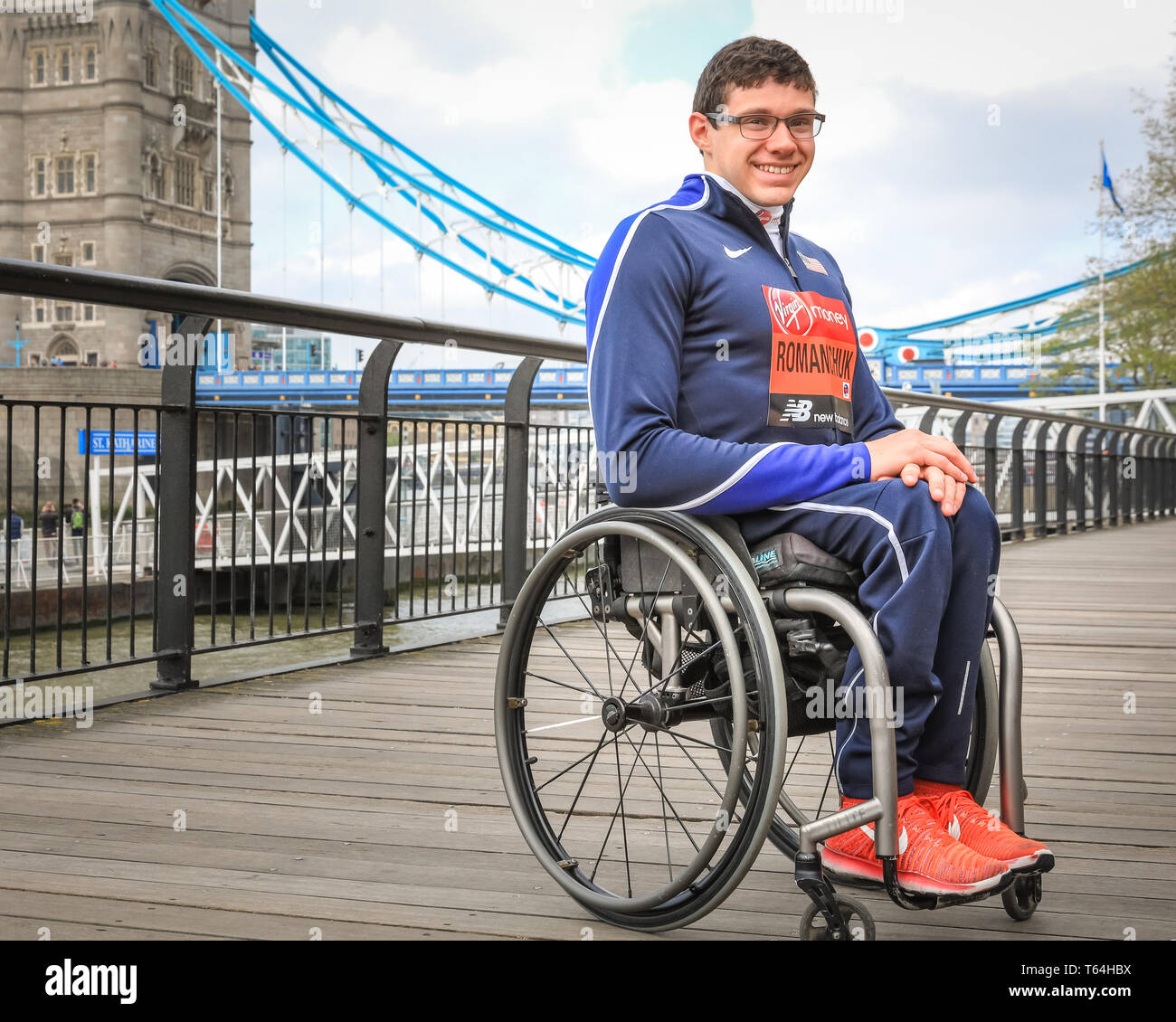 London, UK, 29th April 2019. American Daniel Romanchuk who won the men ...