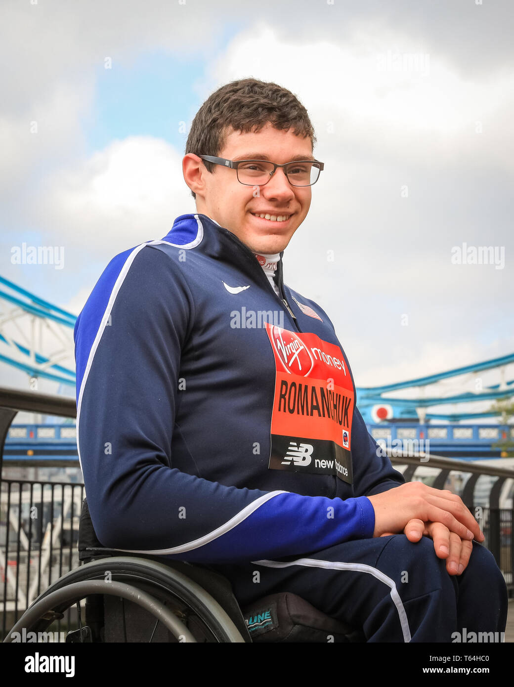 London, UK, 29th April 2019. American Daniel Romanchuk who won the men ...