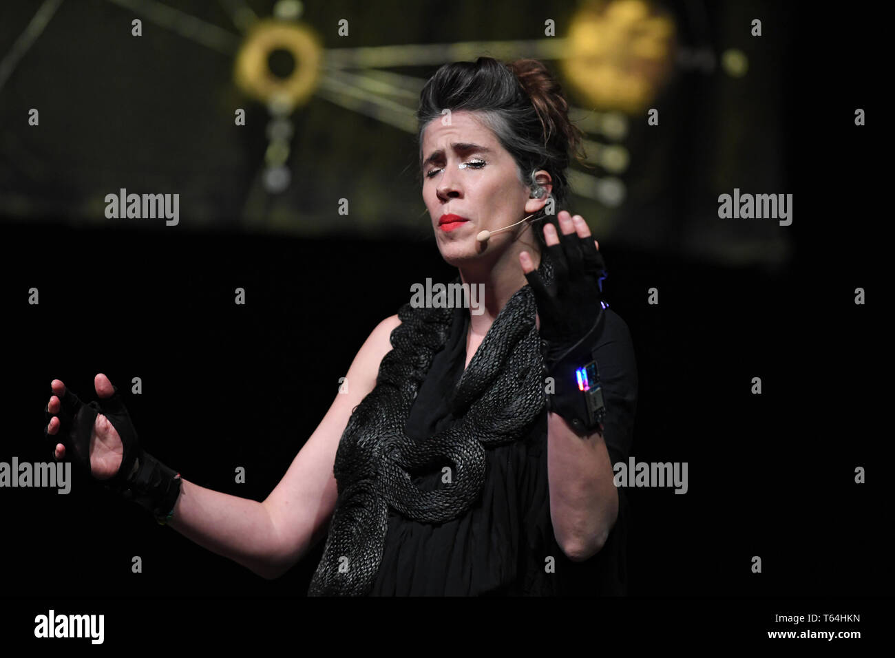 Miami Beach, FL, USA. 28th Apr, 2019. Imogen Heap performs at the ...