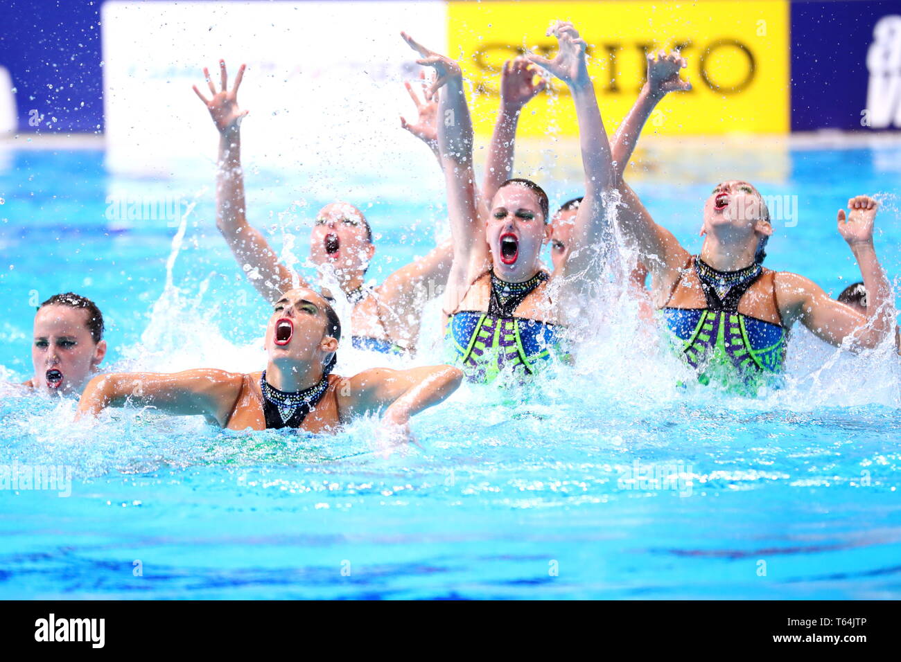 Spain Team Group (ESP), APRIL 28, 2019 Artistic Swimming : The 95th ...