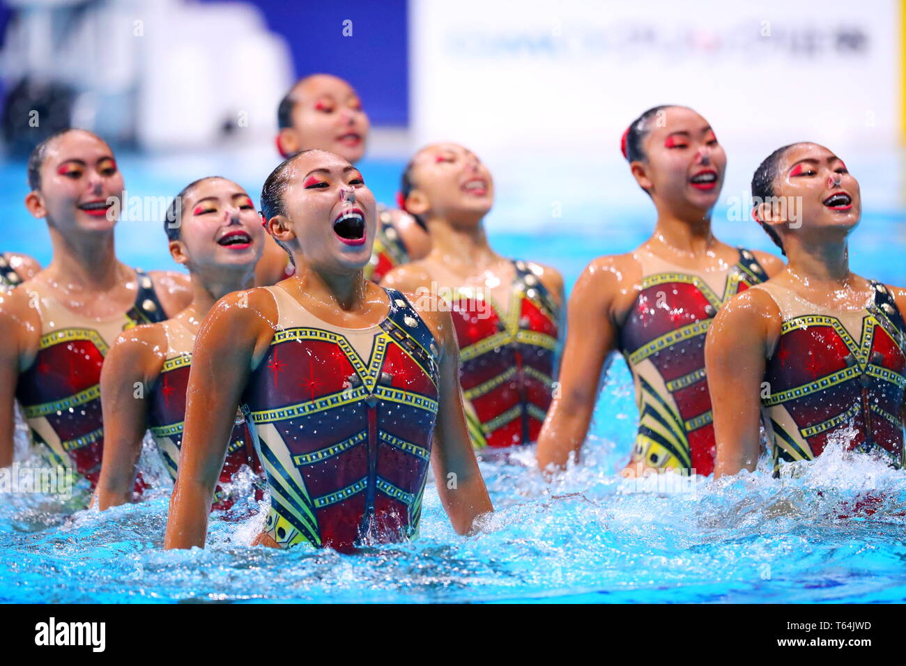 Singapore Team Group (SGP), APRIL 28, 2019 Artistic Swimming : The 95th ...