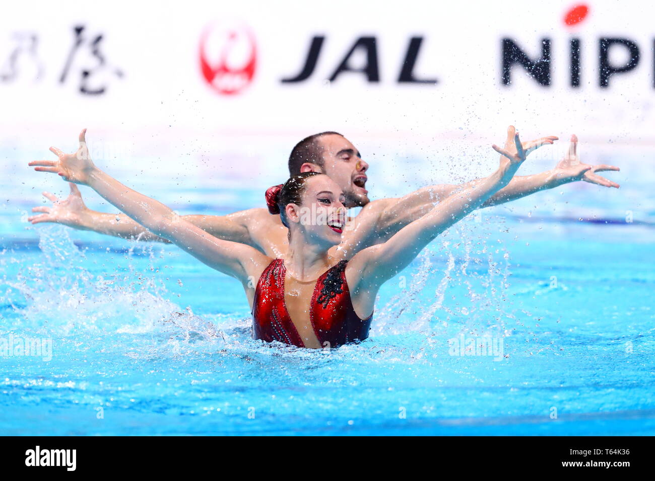 Emma Garcia & Pau Ribes (ESP), APRIL 28, 2019 Artistic Swimming : The ...
