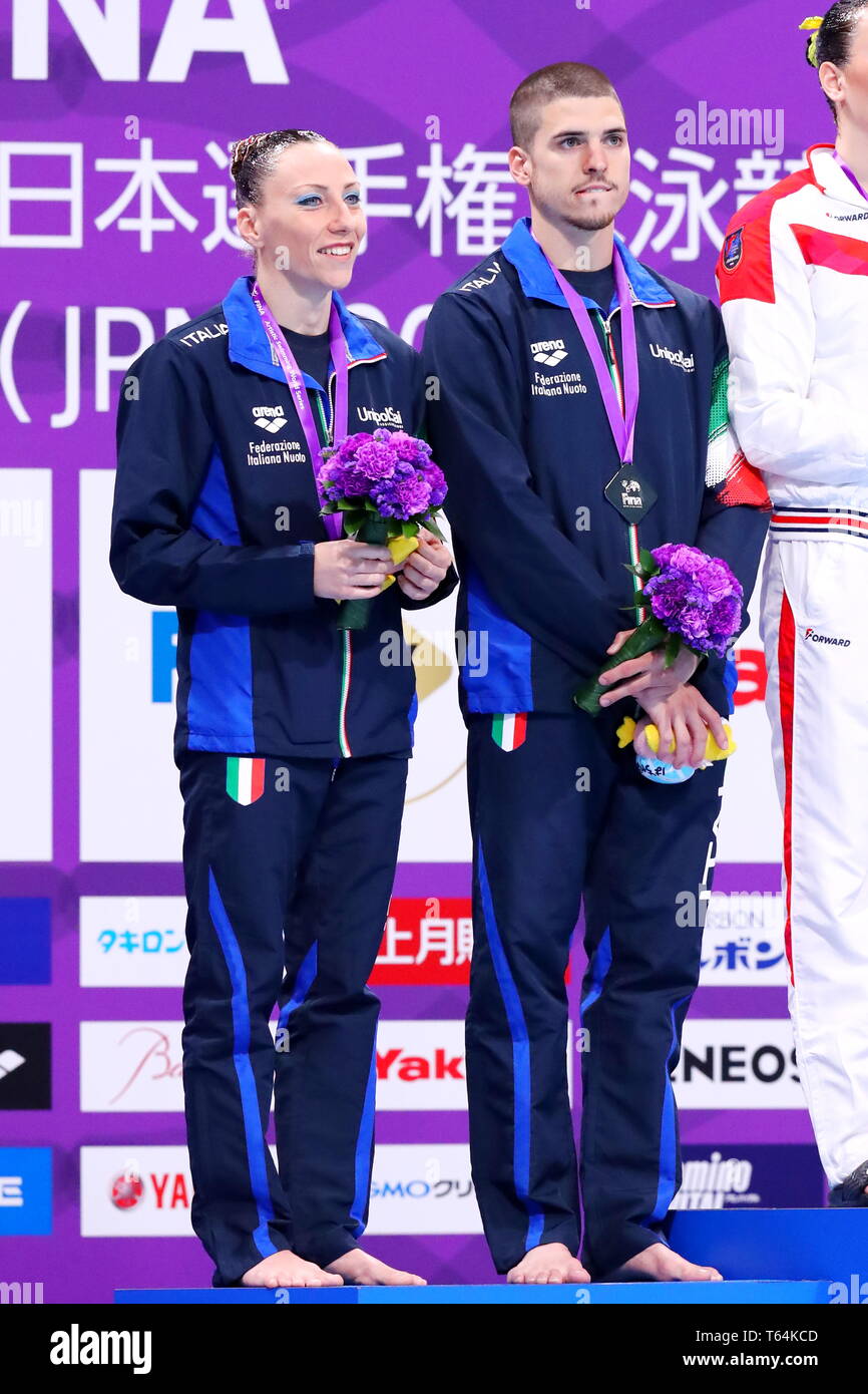 Tokyo, Japan. 28th Apr 2019. Manila Flamini & Giorgio Minisini (ITA ...