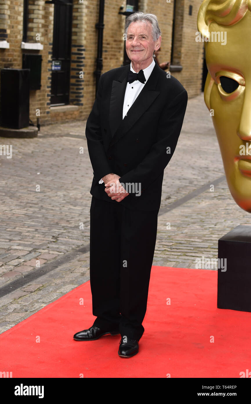 LONDON, UK. April 28, 2019: Michael Palin at the BAFTA Craft Awards ...