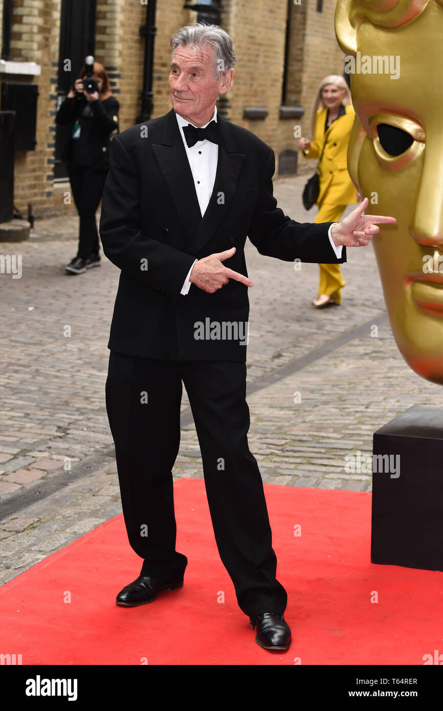 LONDON, UK. April 28, 2019: Michael Palin at the BAFTA Craft Awards ...