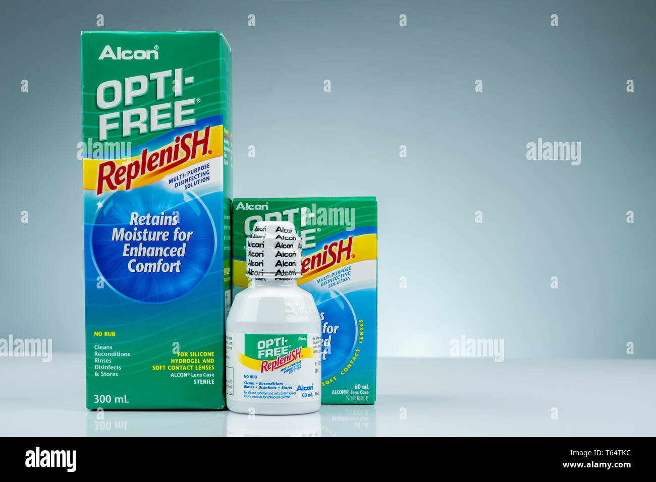 Opti free replenish hi-res stock photography and images - Alamy