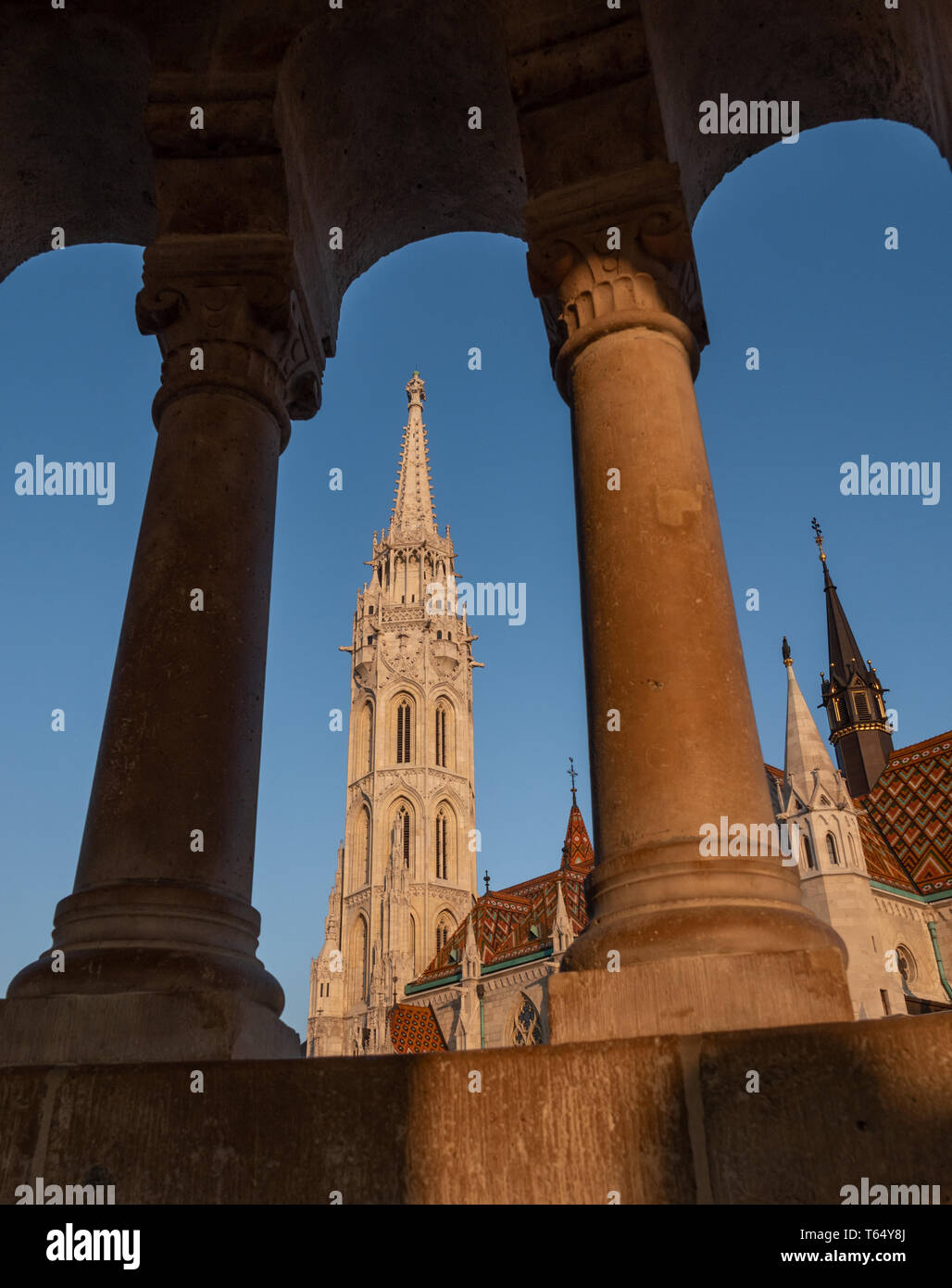 Roman catholic church located in budapest hi-res stock photography and ...