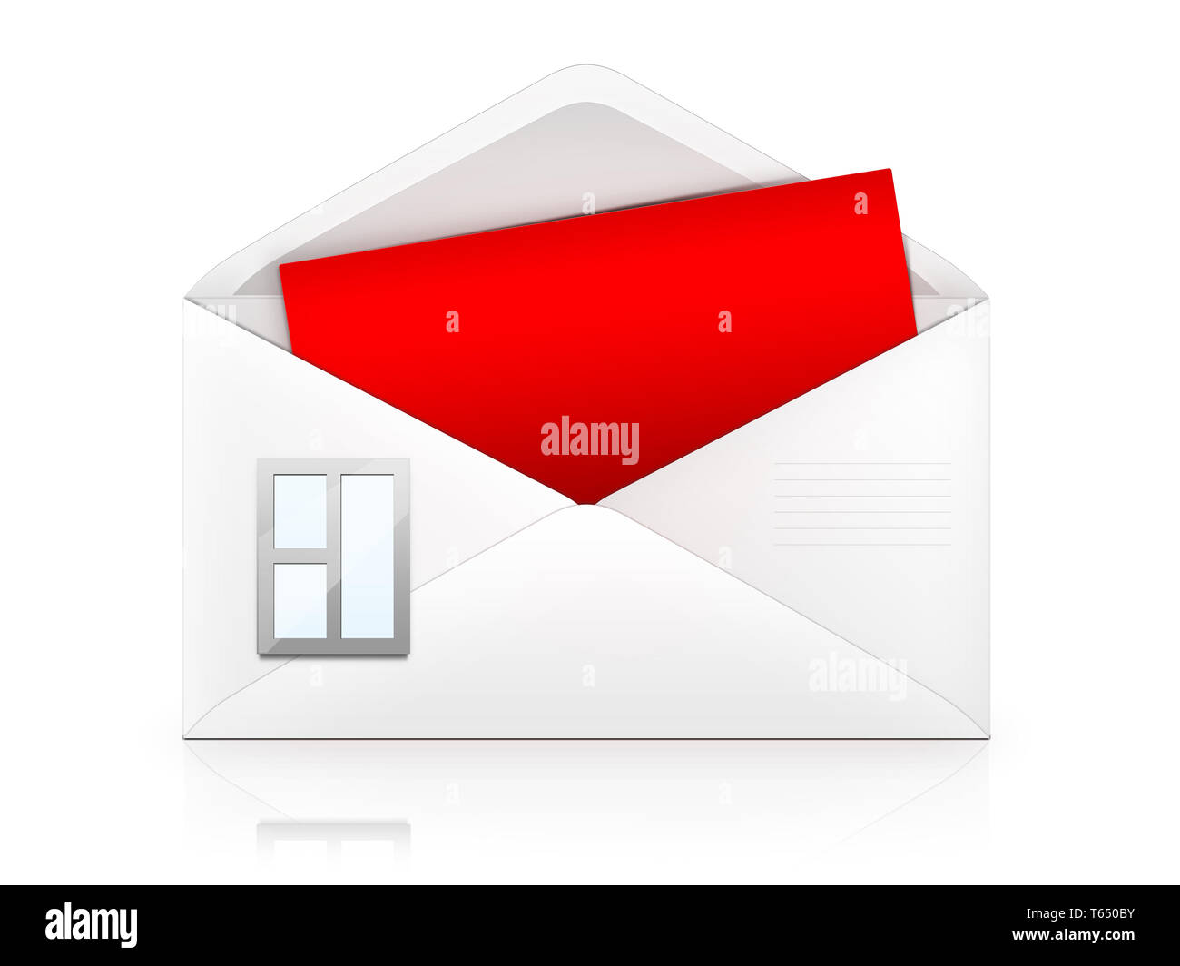 Envelop Cut Out Stock Images & Pictures - Alamy