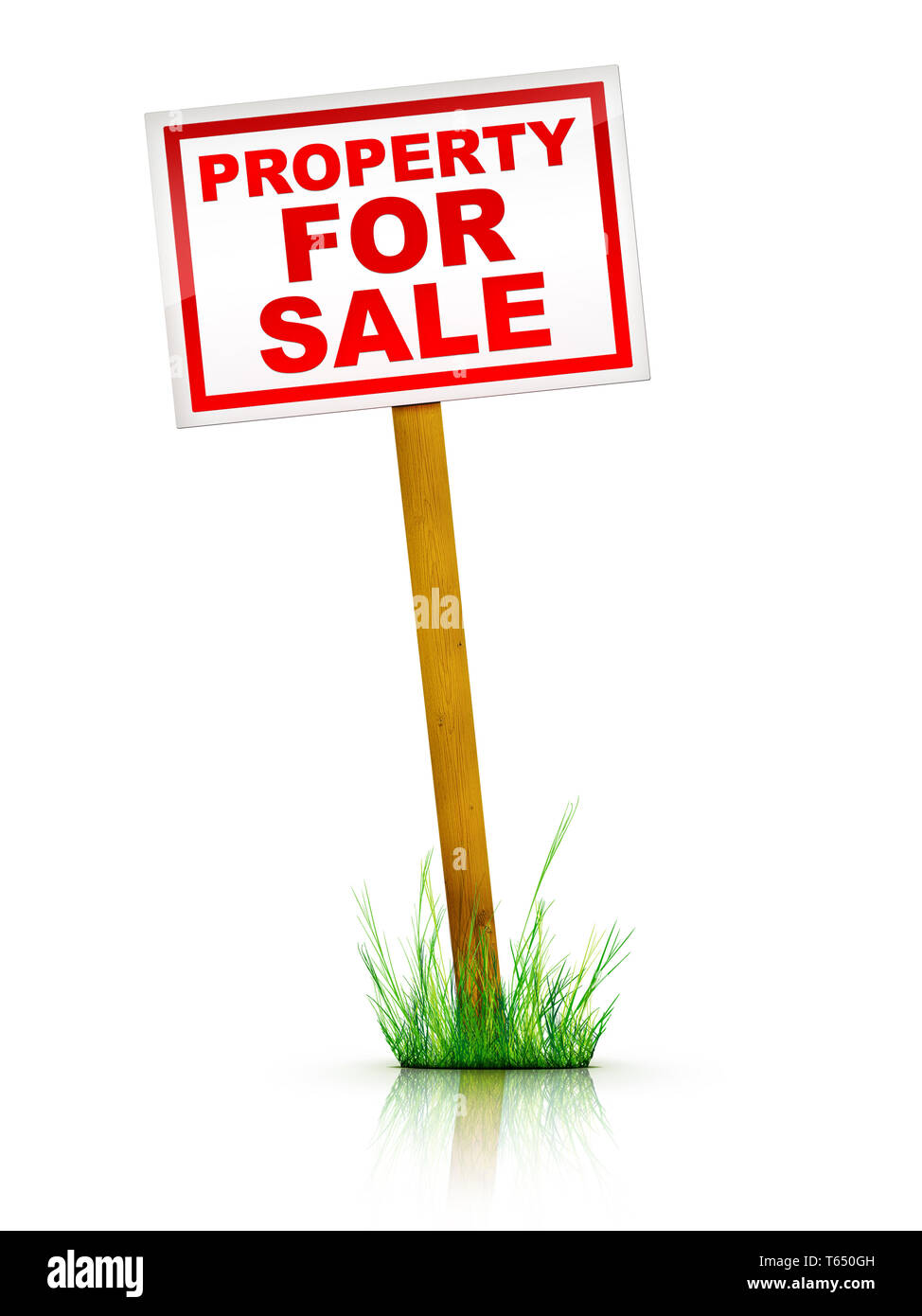 Sign - Property For Sale Stock Photo - Alamy