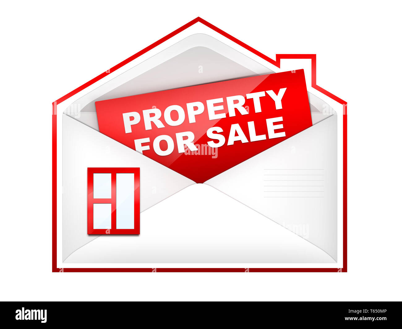 Property envelope Cut Out Stock Images & Pictures - Alamy