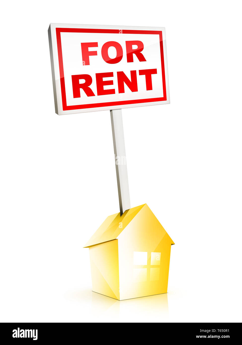 Buy rent sign hi-res stock photography and images - Alamy