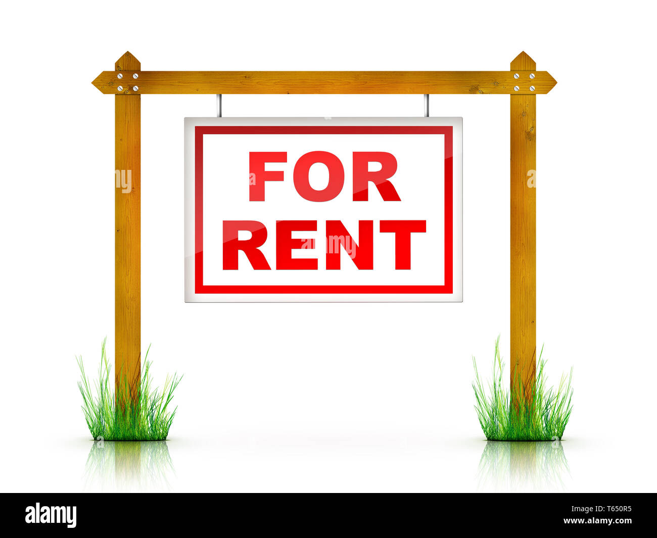 For Rent Sign Stock Photo - Alamy