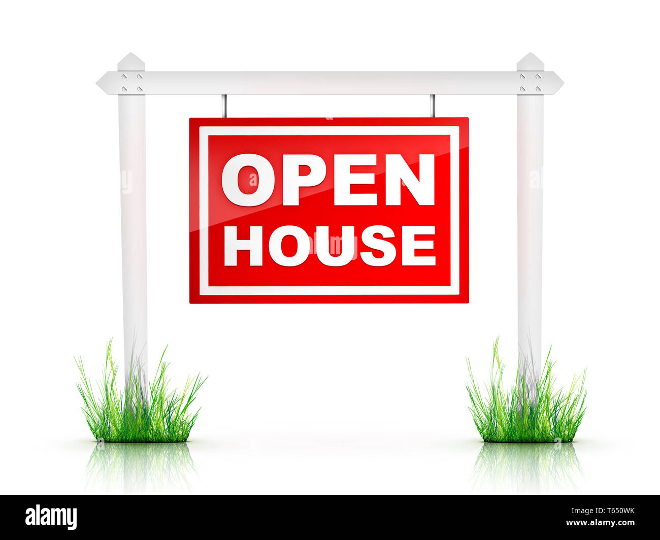 Sign - Open House Stock Photo - Alamy