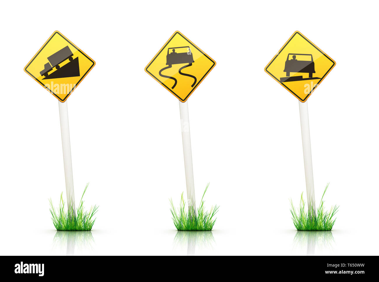 Traffic Sign – Warning Stock Photo - Alamy