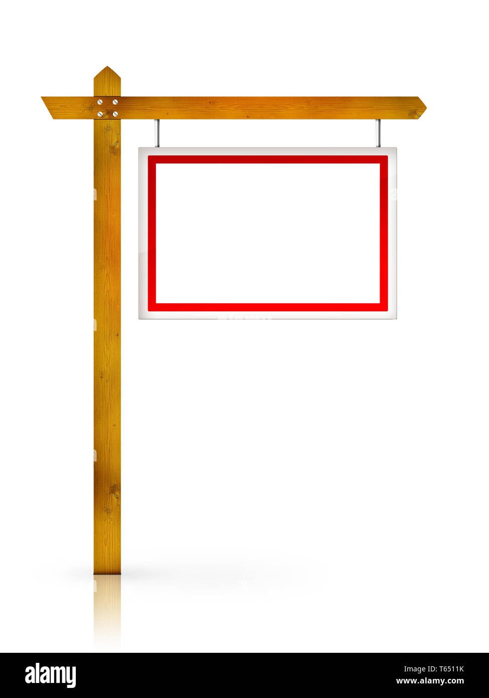 Real Estate Sign Stock Photo - Alamy