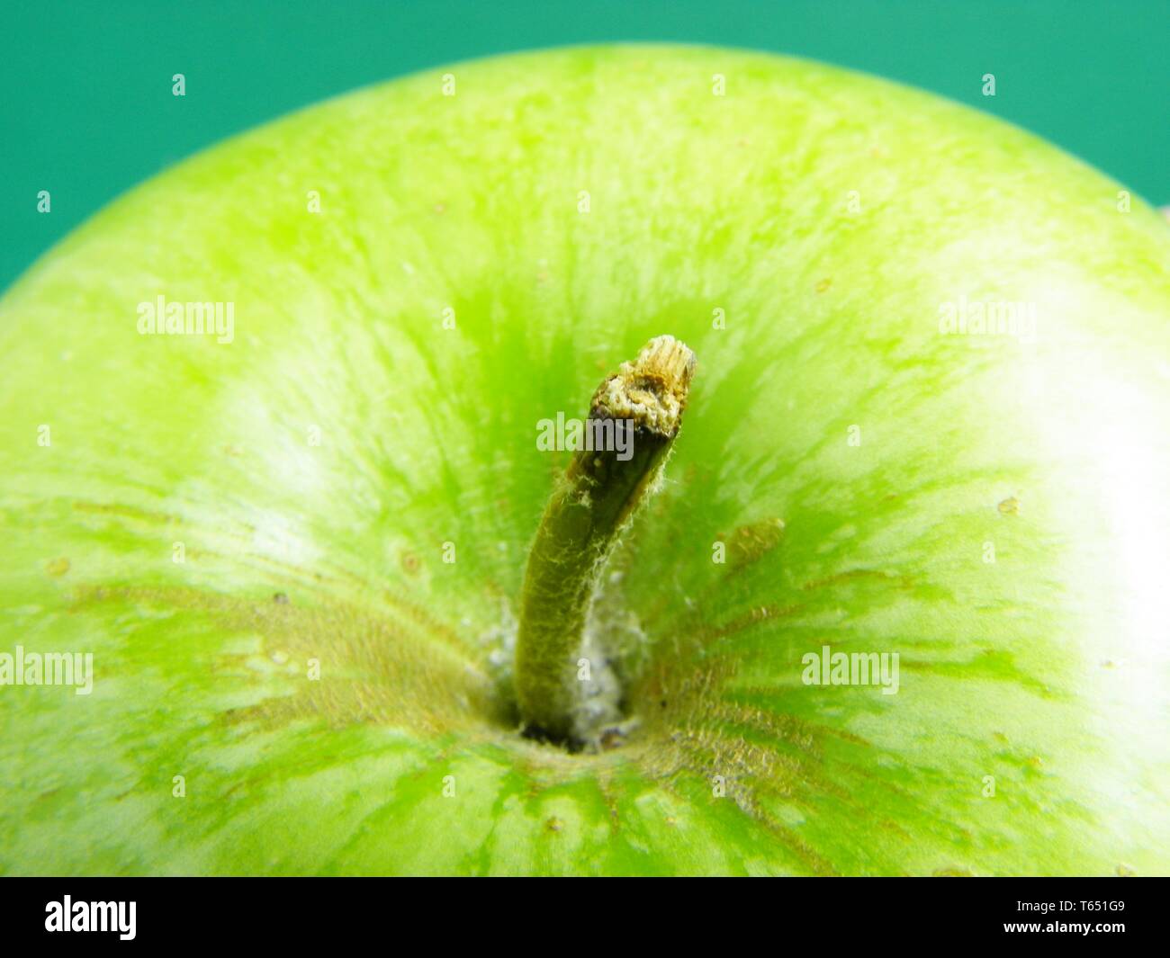Green Apple, detail Stock Photo - Alamy