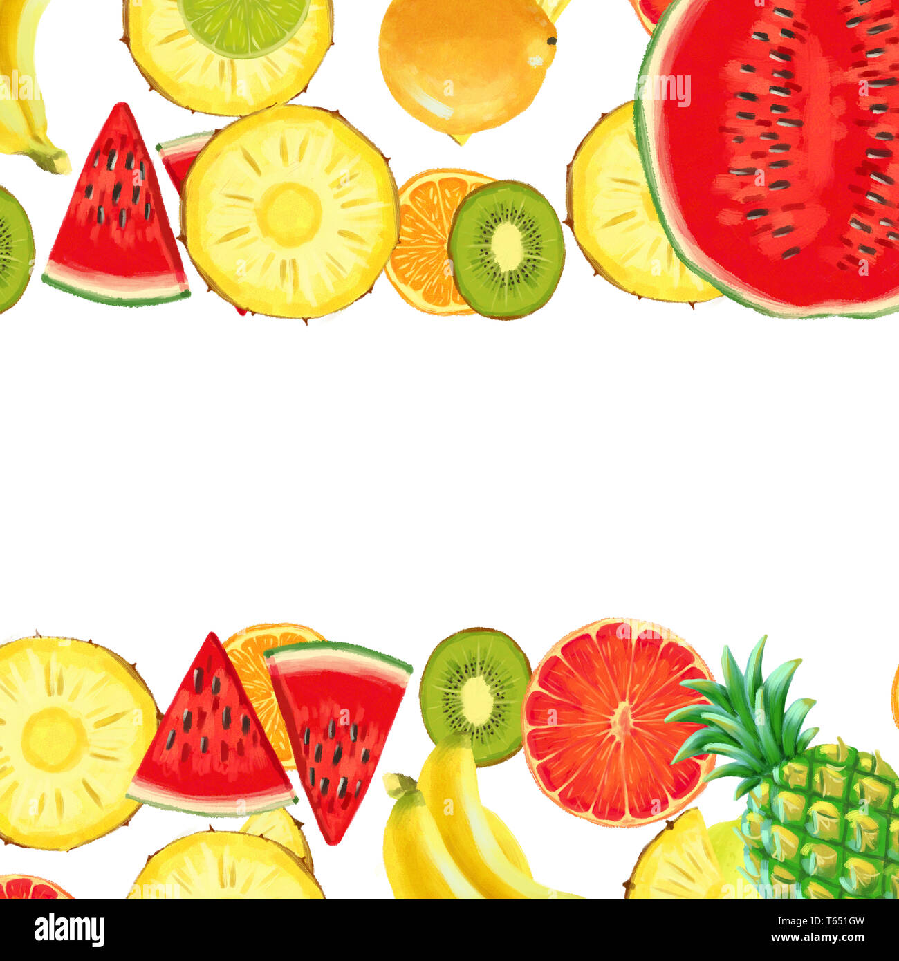 Tropical Fruit Border