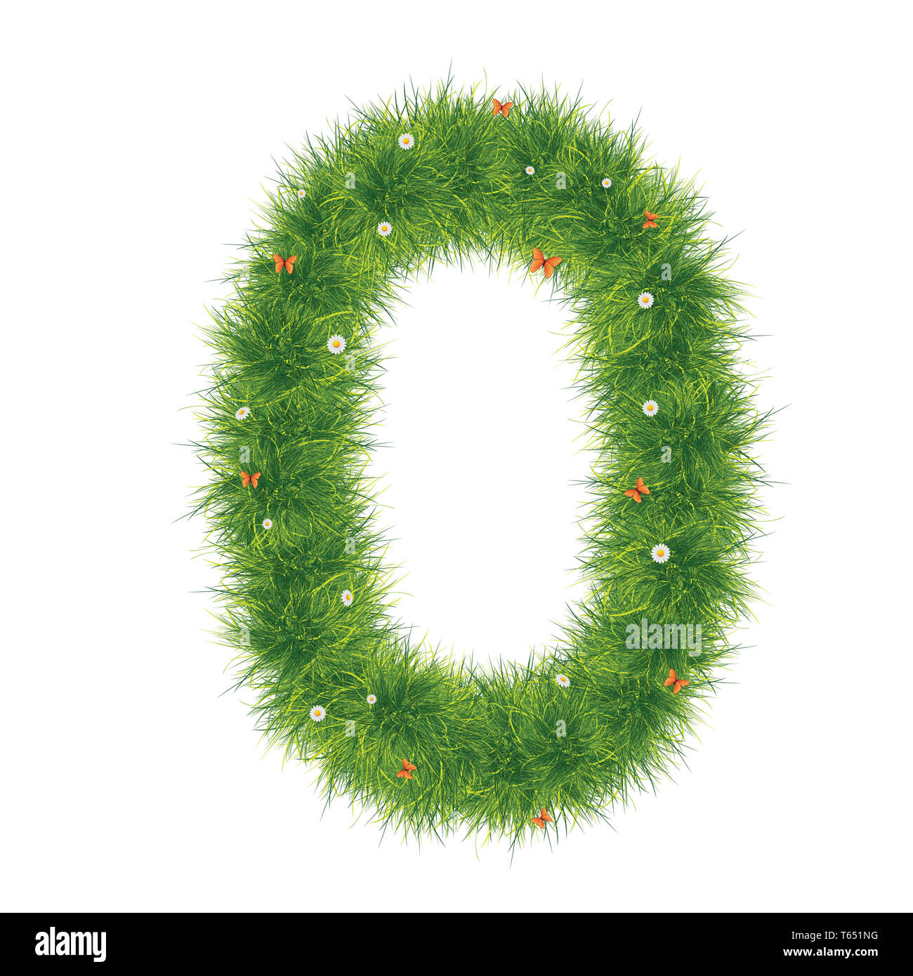 Grass Alphabet A-Z Stock Photo - Alamy