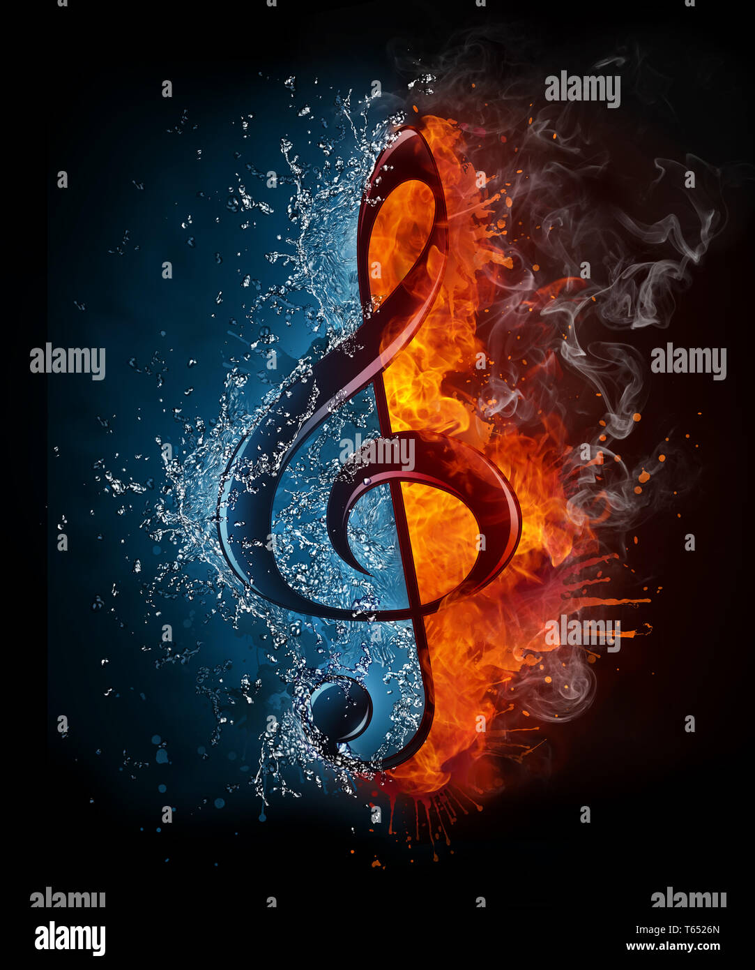 Treble painting hi-res stock photography and images - Alamy