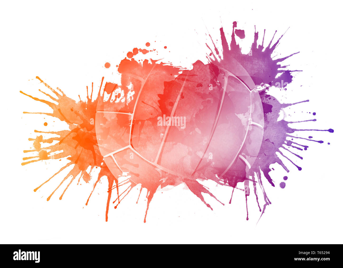 Volleyball ball design hi-res stock photography and images - Alamy