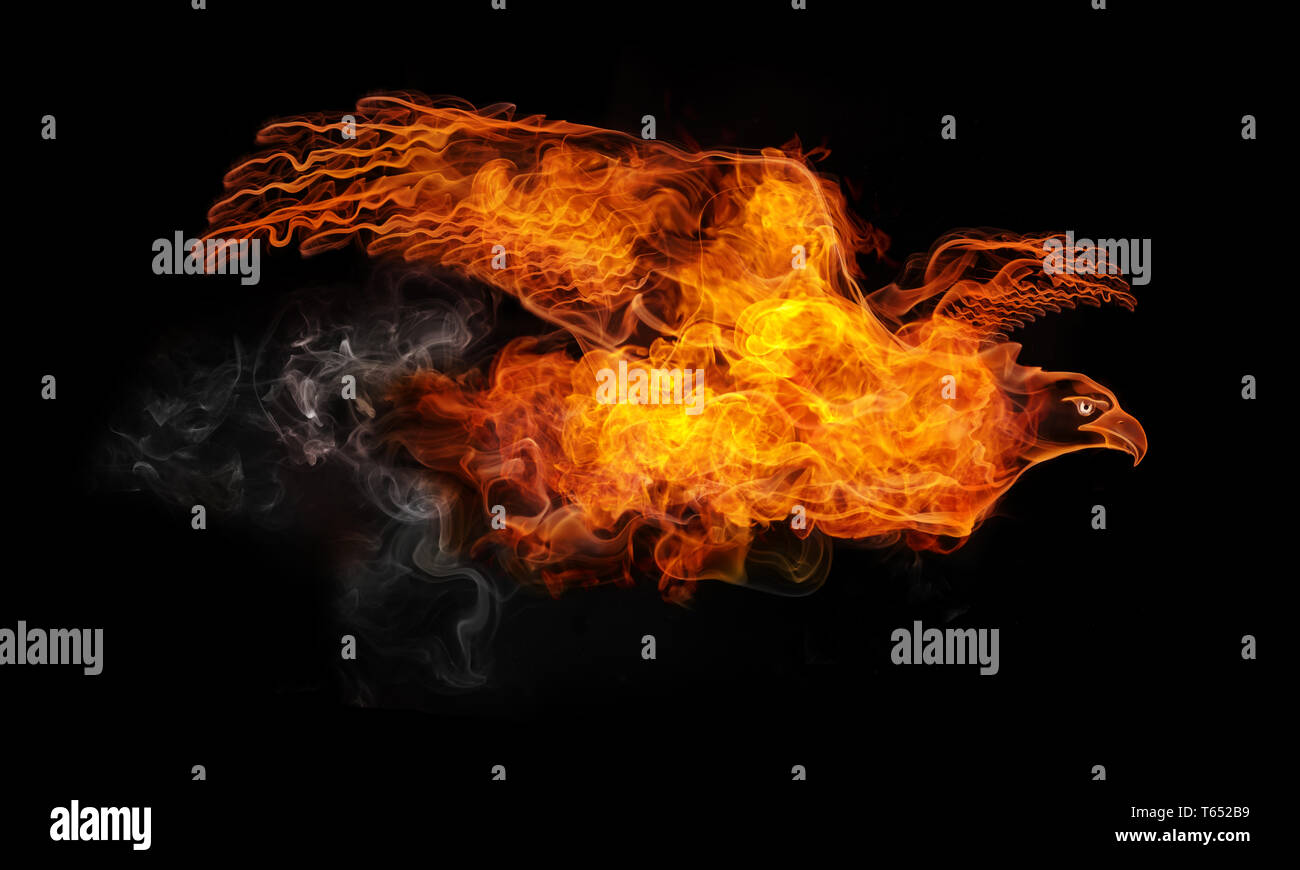 Eagle flame hi-res stock photography and images - Alamy