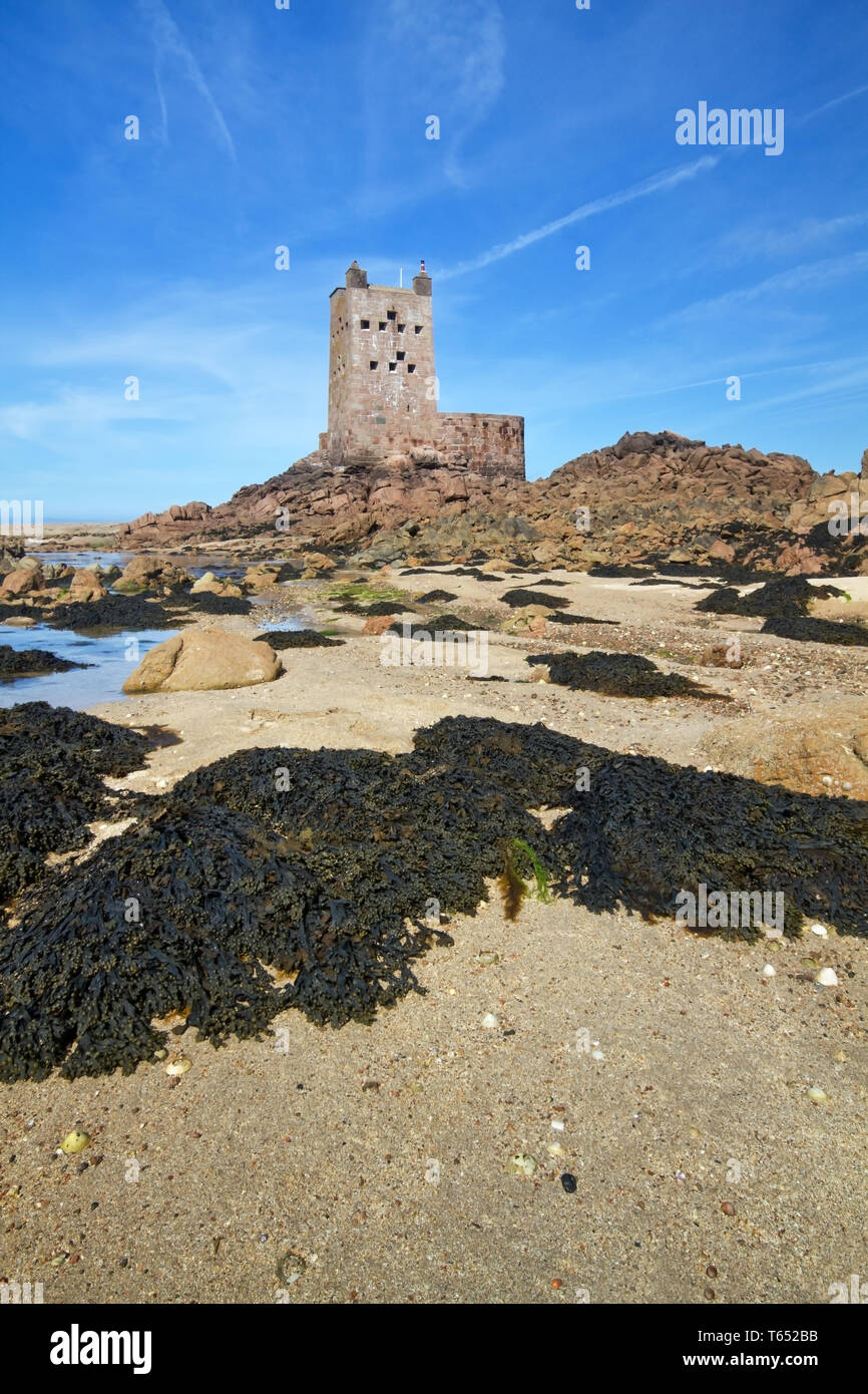 Beautiful Beach on Jersey Island, Channel Islands, Europe Stock Photo ...