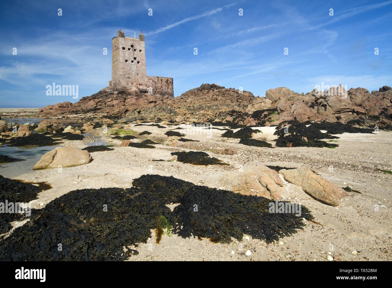 Beautiful Beach on Jersey Island, Channel Islands, Europe Stock Photo ...
