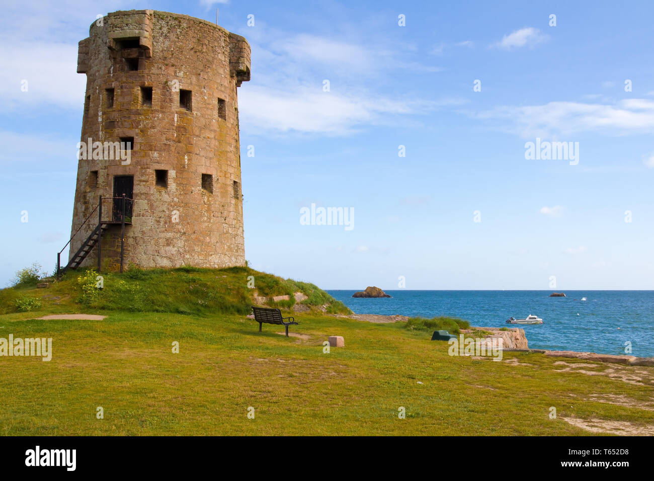 Beautiful Beach on Jersey Island, Channel Islands, Europe Stock Photo ...