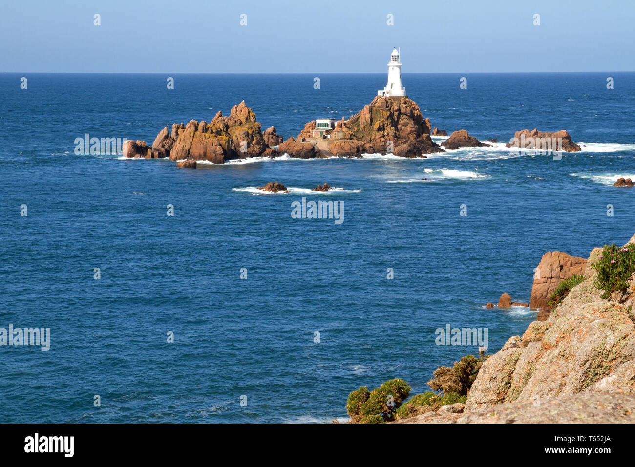 Beautiful Beach on Jersey Island, Channel Islands, Europe Stock Photo ...