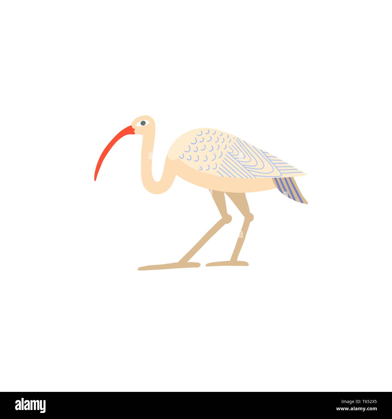hand drawing icon of ibis - egyptian god Stock Vector Image & Art - Alamy