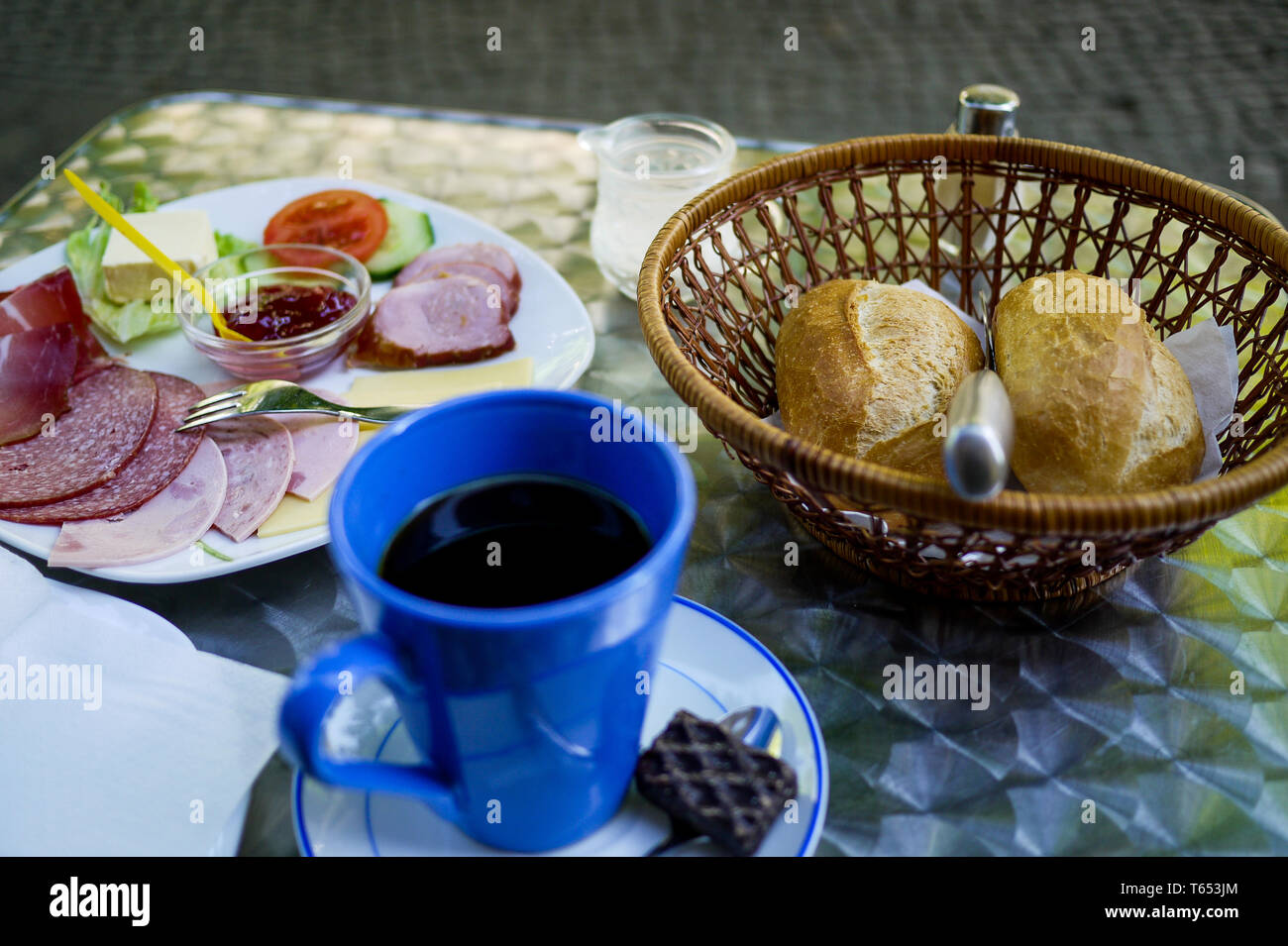German breakfast, Berlin, Germany Stock Photo - Alamy