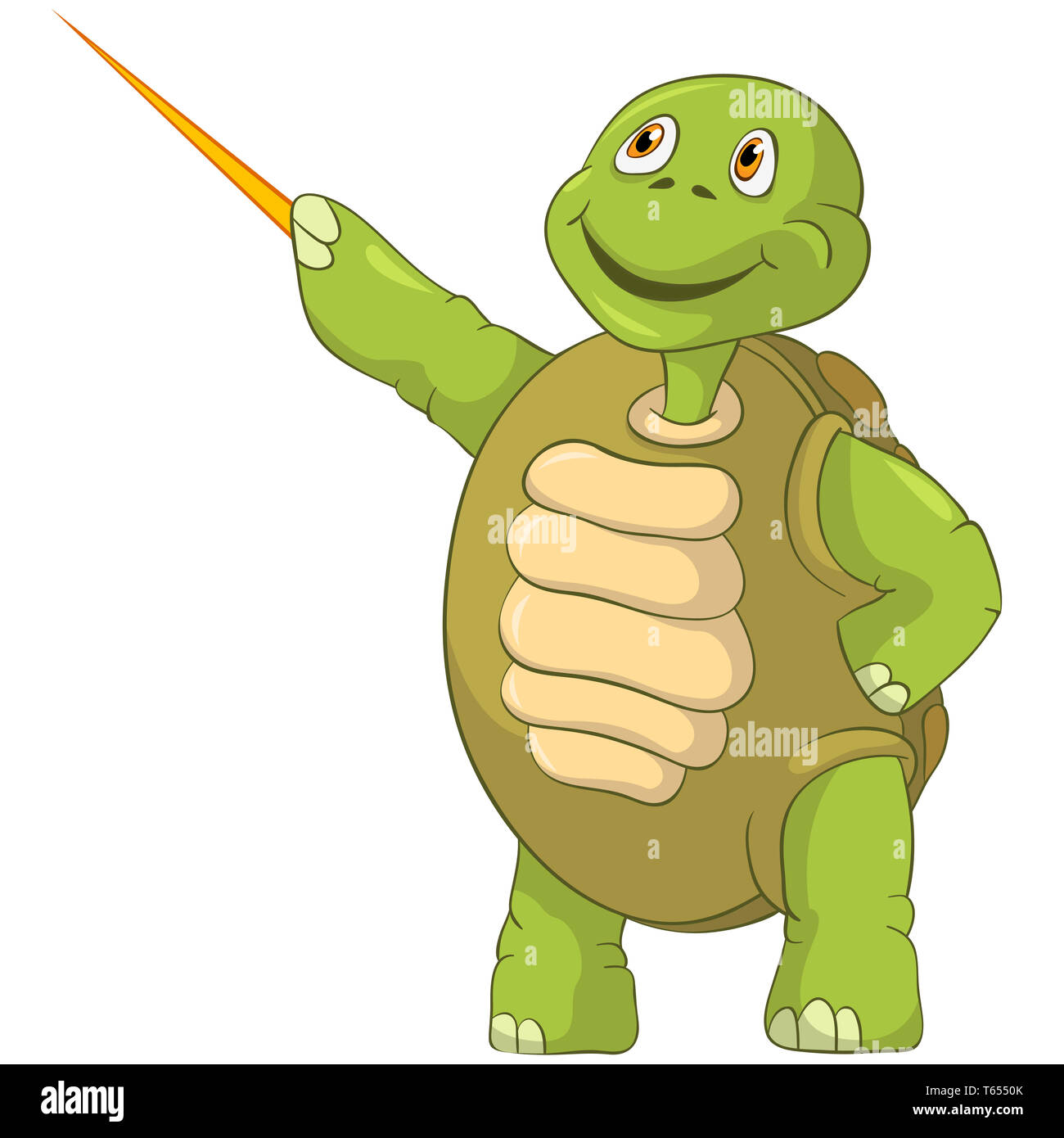 Funny Turtle. Showing Stock Photo - Alamy
