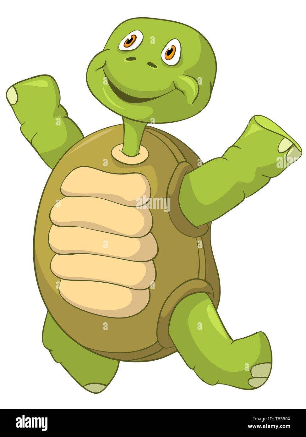 Funny Turtle. Jumping Stock Photo - Alamy