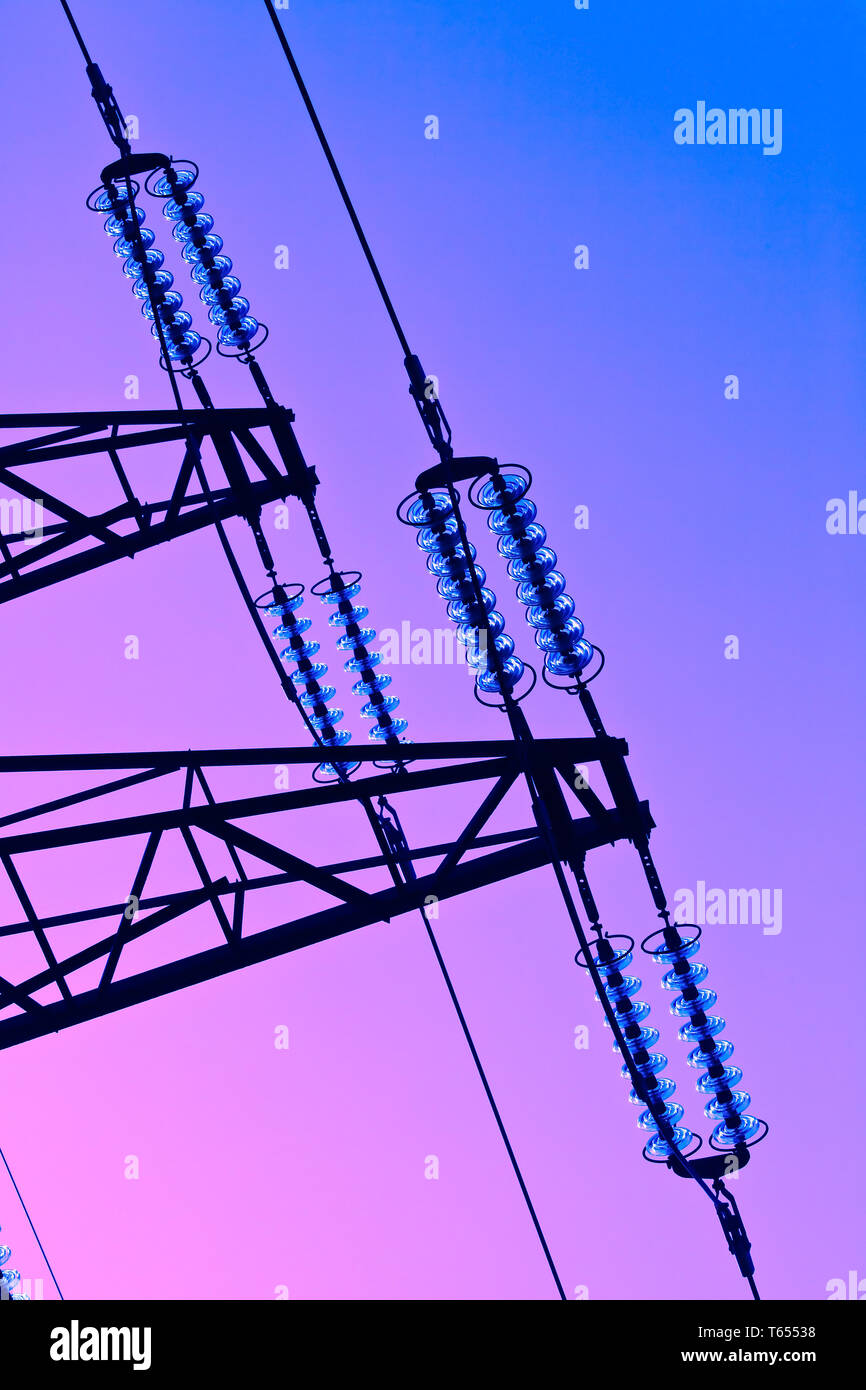 power pole symbol photo Stock Photo - Alamy