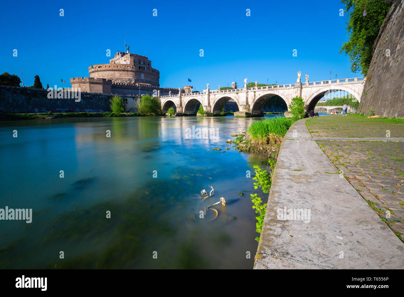 Castel Sant'Angelo - Rome - Italy Stock Photo - Alamy