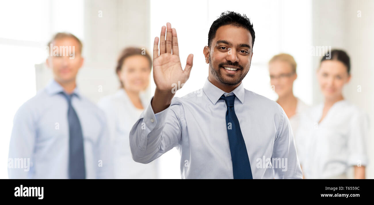 Asian businessman hand gesture hi-res stock photography and images - Alamy