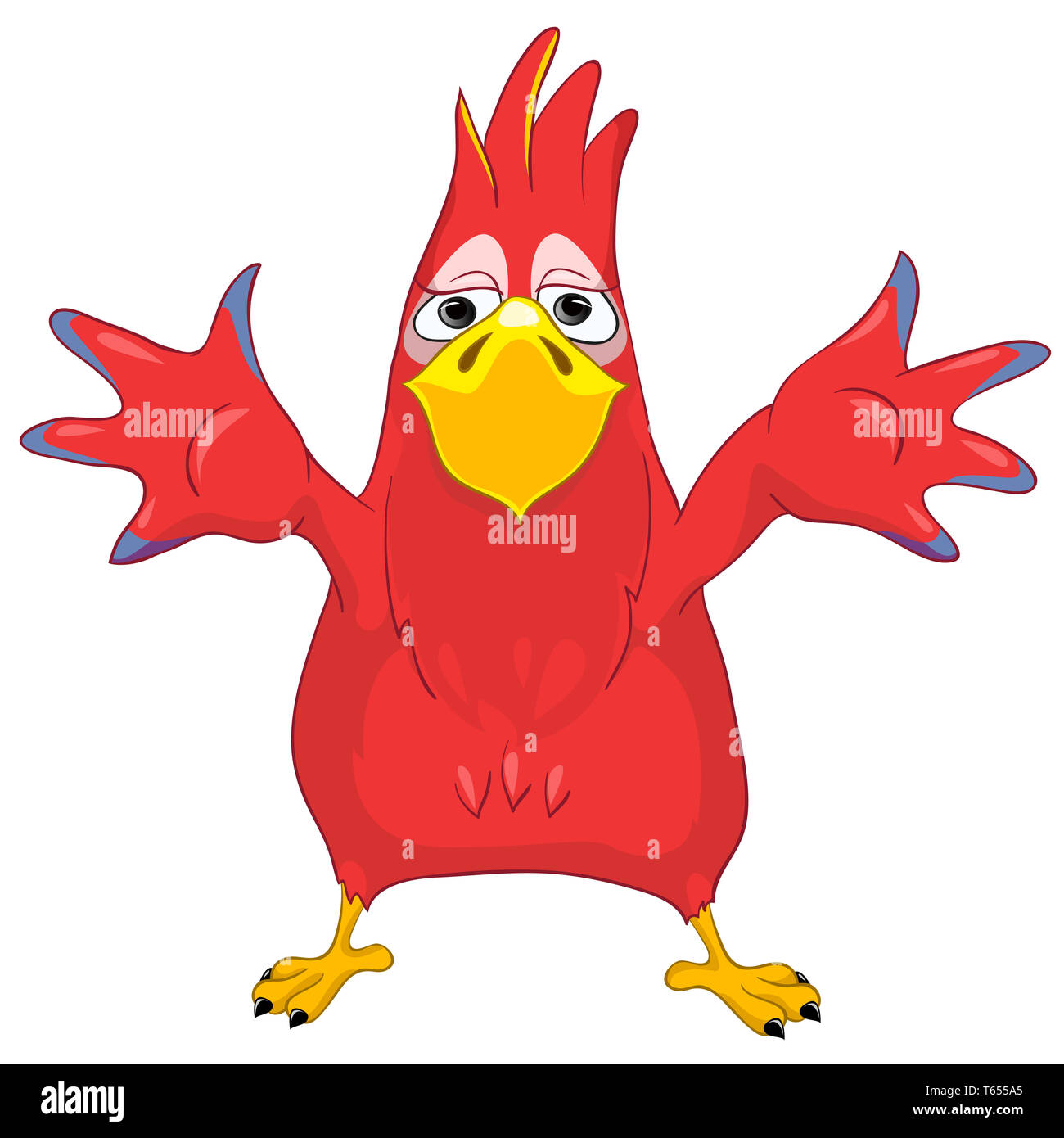 Showing Funny Parrot Stock Photo - Alamy