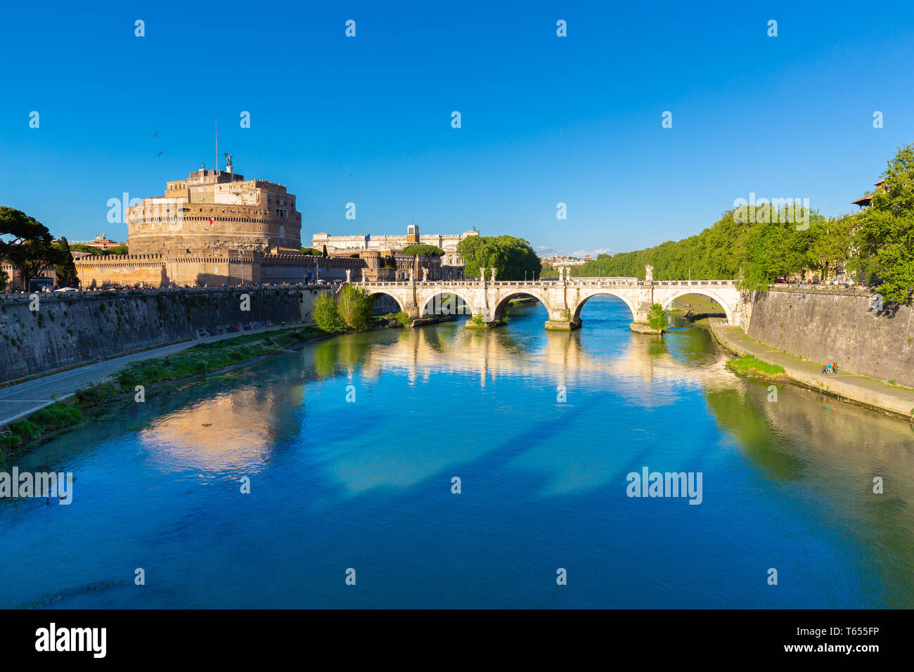 Castel Sant'Angelo - Rome - Italy Stock Photo - Alamy
