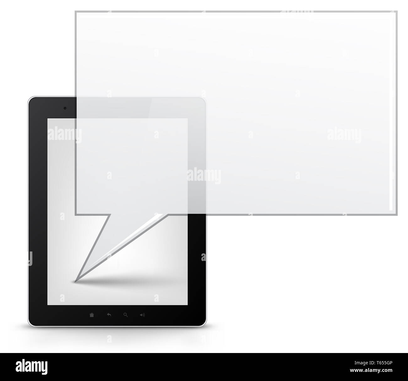 Tablet PC. Vector EPS 10 Stock Photo - Alamy