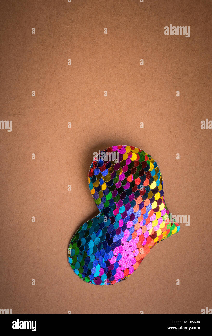 Heart shaped object in view as love conception Stock Photo - Alamy