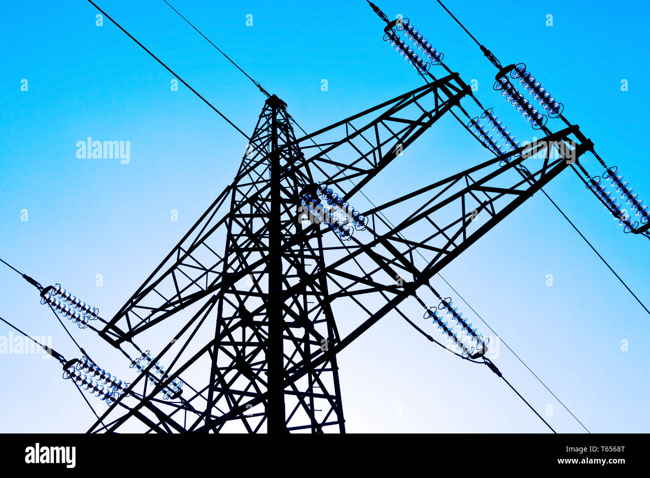 power pole symbol photo Stock Photo - Alamy