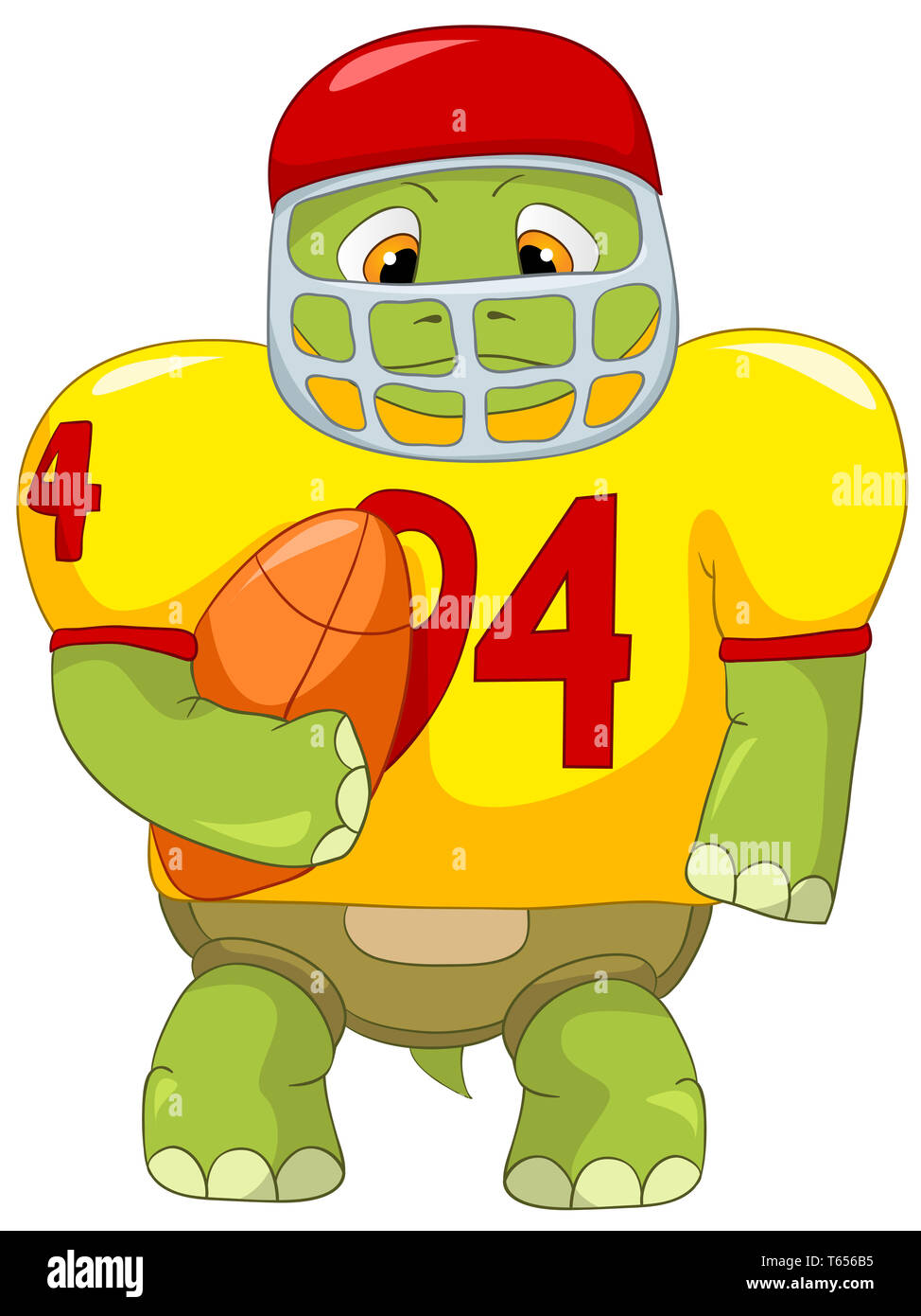 Cartoon character rugby ball football hi-res stock photography and ...