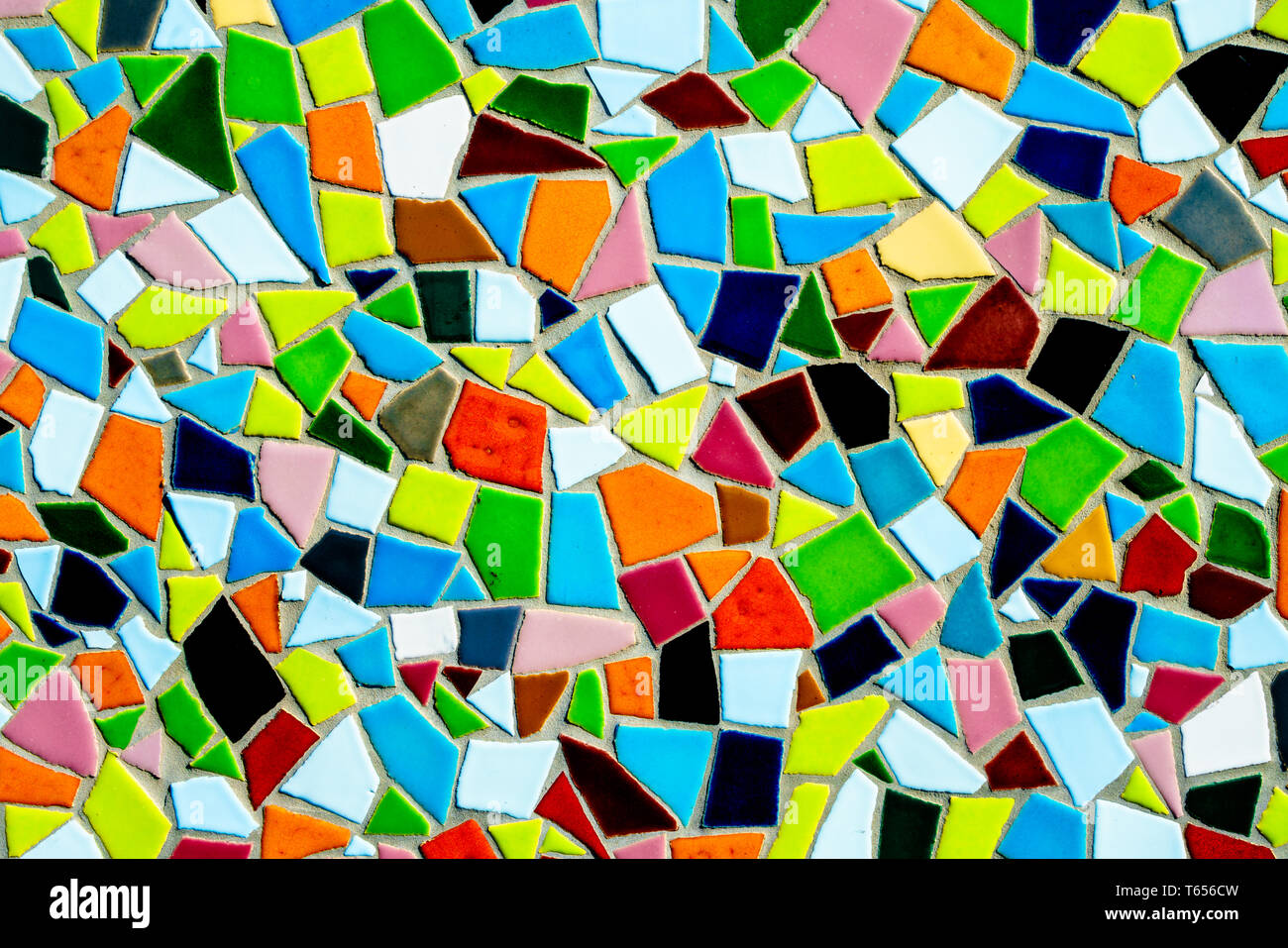 Colorful Mosaic. Ceramic tile texture Stock Photo - Alamy