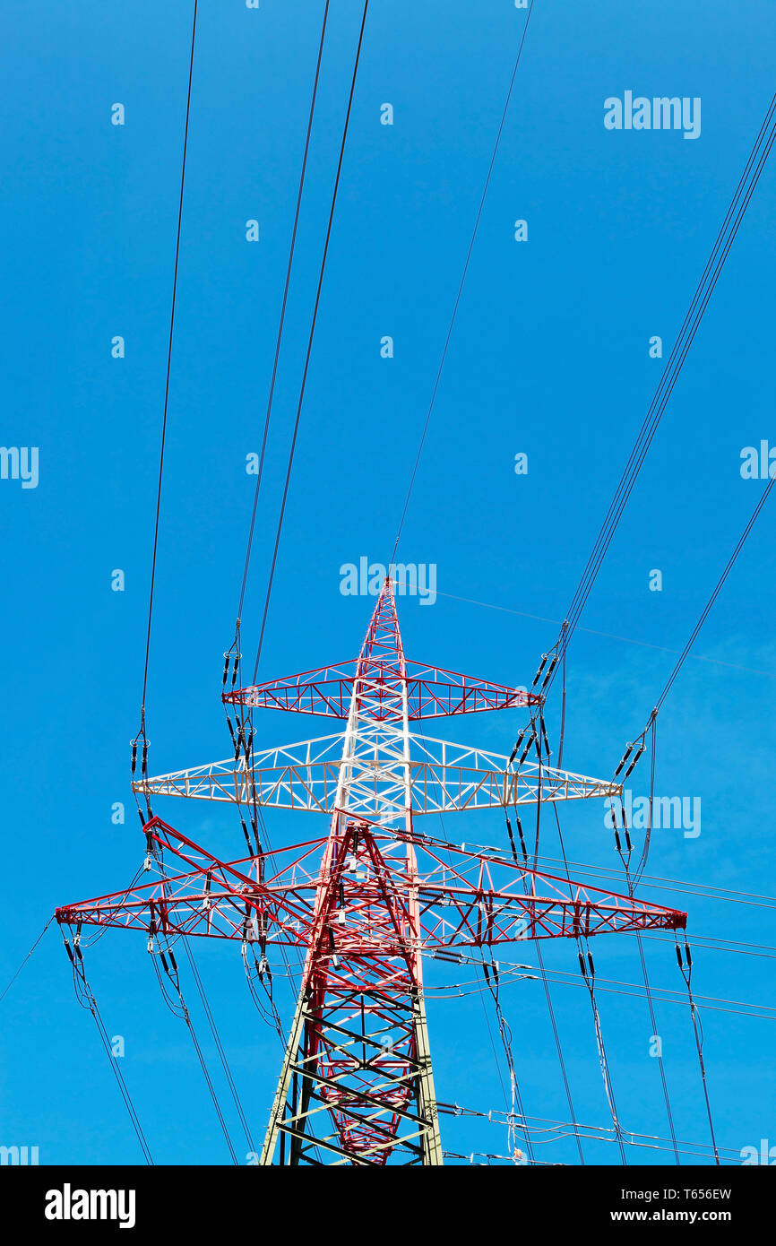 power pole symbol photo Stock Photo - Alamy