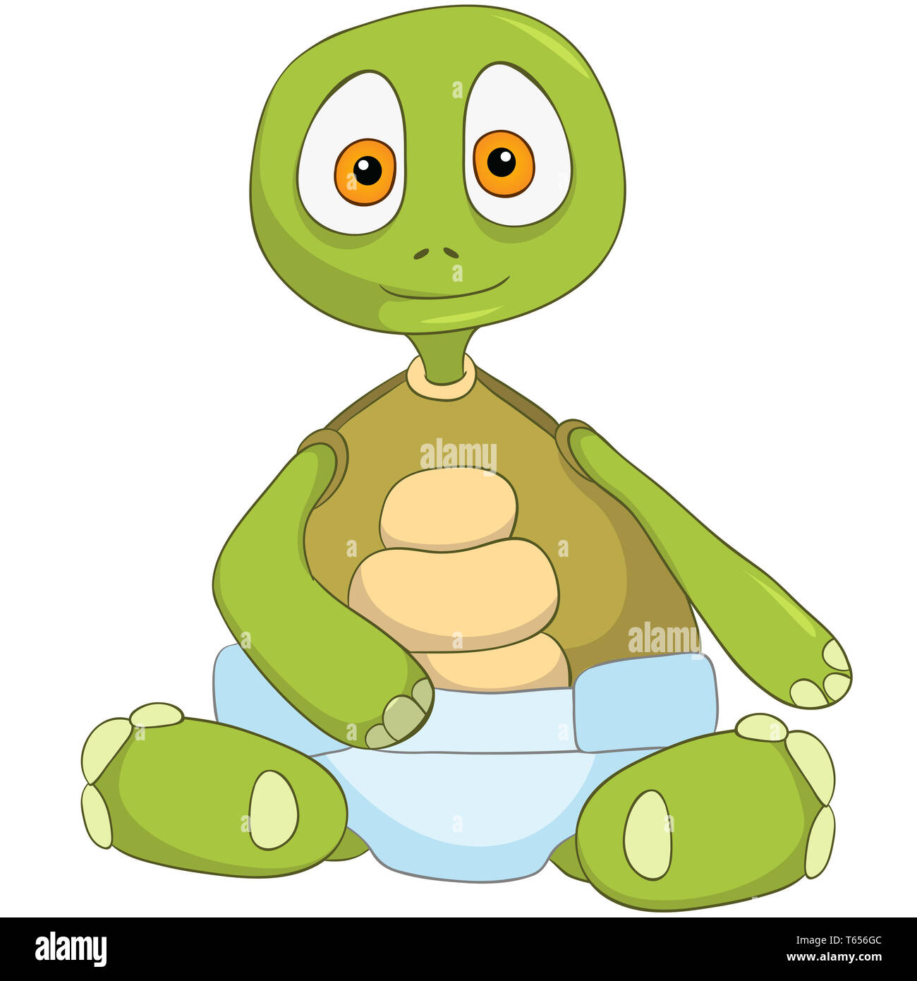 Funny Turtle. Baby Stock Photo - Alamy