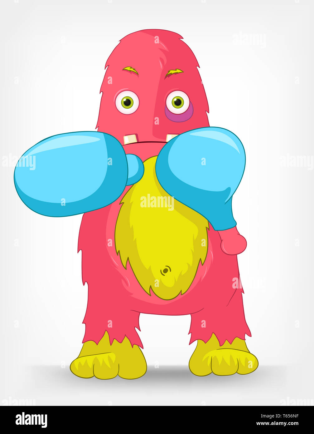 Funny Monster. Box Stock Photo - Alamy