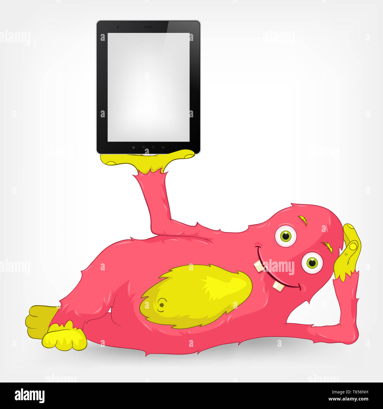 Cute tablet art hi-res stock photography and images - Alamy