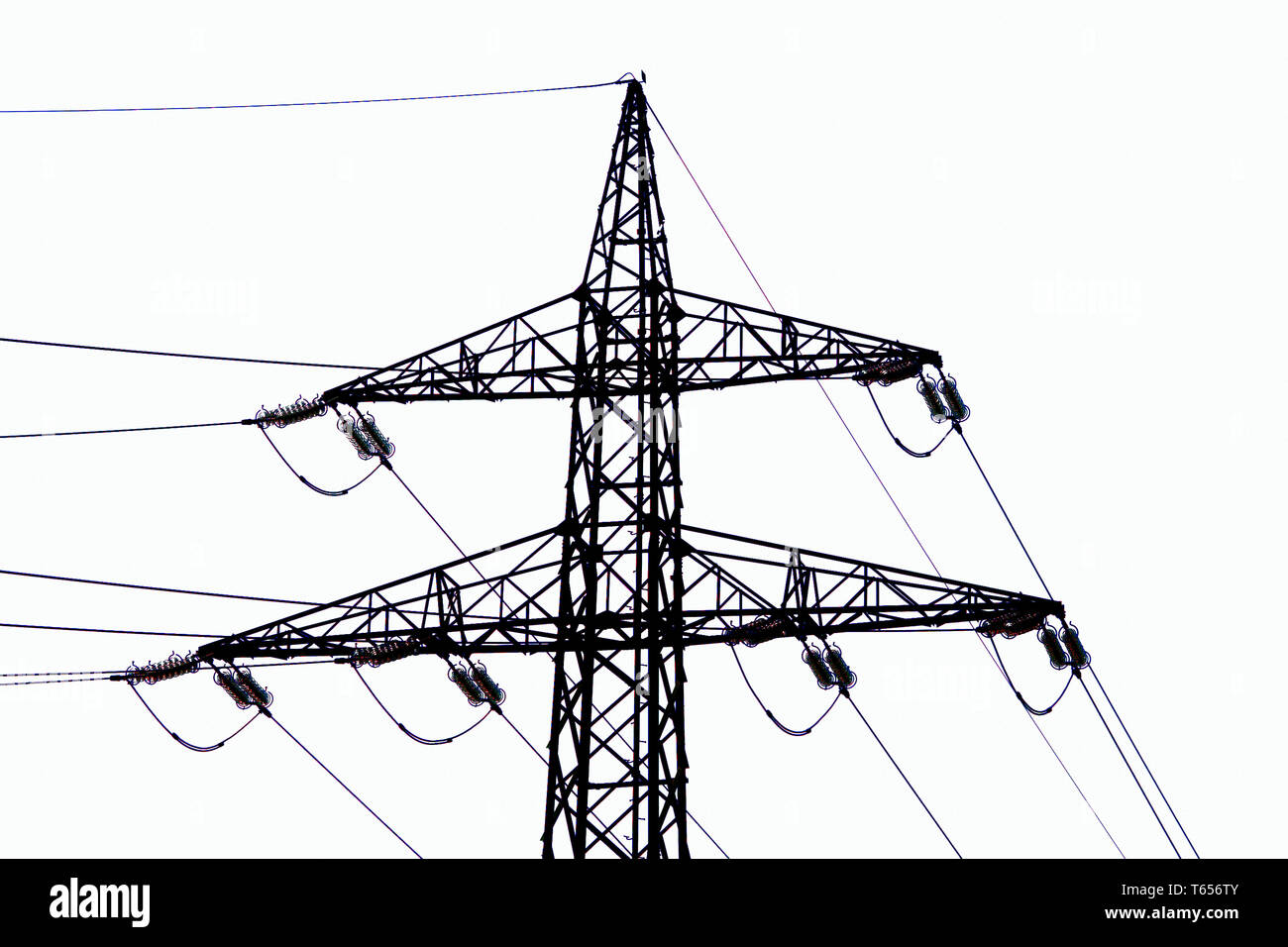 power pole symbol photo Stock Photo - Alamy
